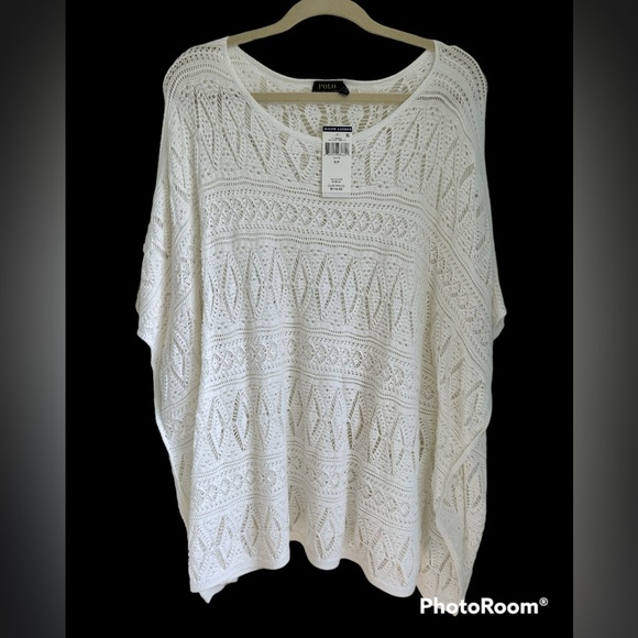 Ralph Lauren | Swim | Ralph Lauren Polo White Woven Bathing Suit Cover ...